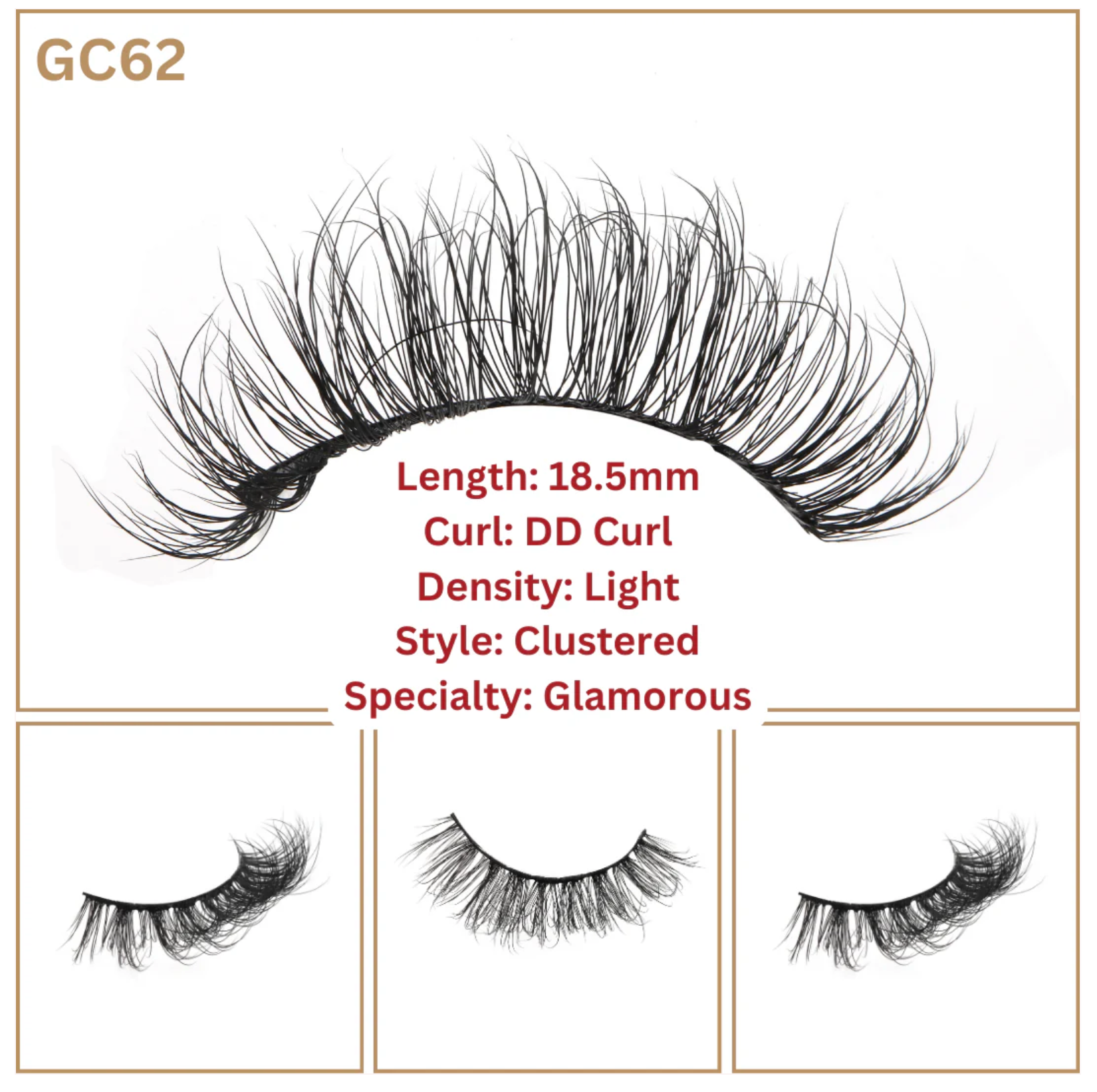 Miss Girly Curl Lashes GC62 – Get Sassy Beauty Supply